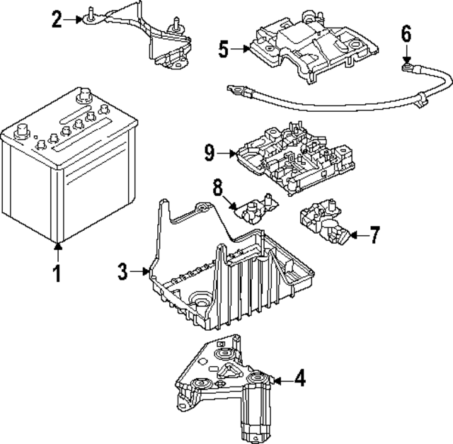 2024 Mazda CX-90 Relay & Fuse Plt KR9R-67-S99B | TascaParts.com