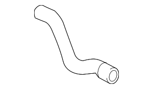 2013-2015 Audi RS5 Radiator Coolant Hose 8K0-121-051-D | Genuine Audi Parts