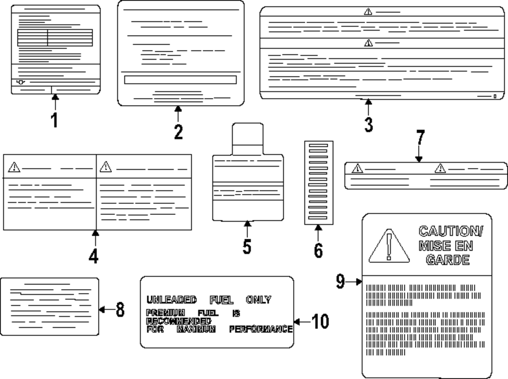 2016-2018 Nissan TITAN XD AC Label 27090-EZ31B | ZEIGLER NISSAN OF ...
