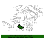 LR052990 - Towing System - Rear Bumper Undertray - 2014-2020 Land Rover ...