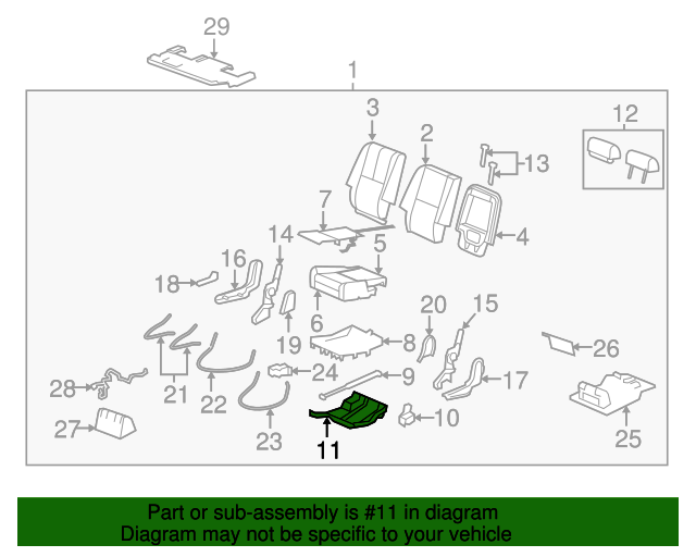 2007-2014 GM Lower Trim 22772253 | GMPartsDirect.com