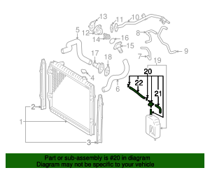 1995-2004 Toyota Tacoma Cap Assembly 16405-0C010 | Toyota Parts Center