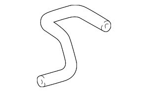 1995-2000 Toyota Hose, Water Bypass, No. 2 16264-75020 | Toyota Parts ...