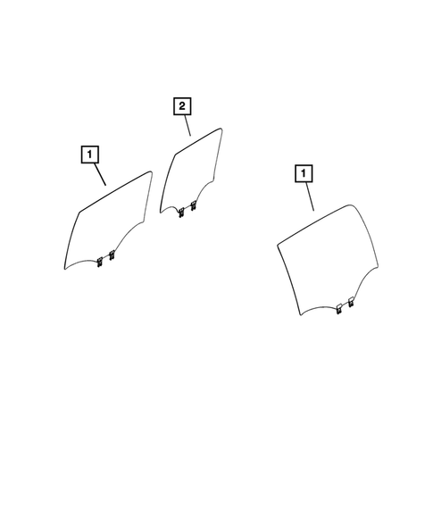 Glass and Interior Rearview Mirror for 2020 Ram 1500 | Mopar Factory Parts