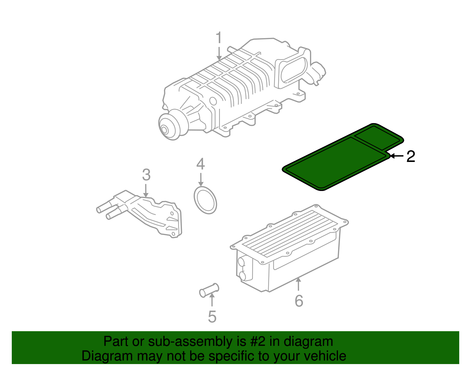 2007-2014 Ford Mustang | Supercharger Seal | 7R3Z-9H486-AA | Walls ...