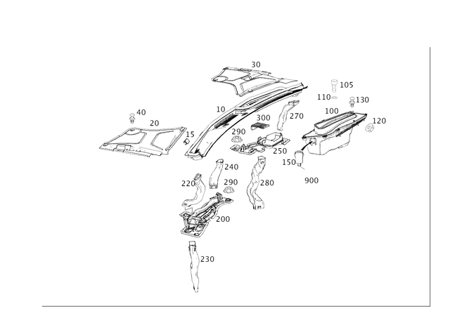 Genuine Drain Pipe for 2014-2021 Mercedes-Benz | OEM Part# 222-832-16 ...