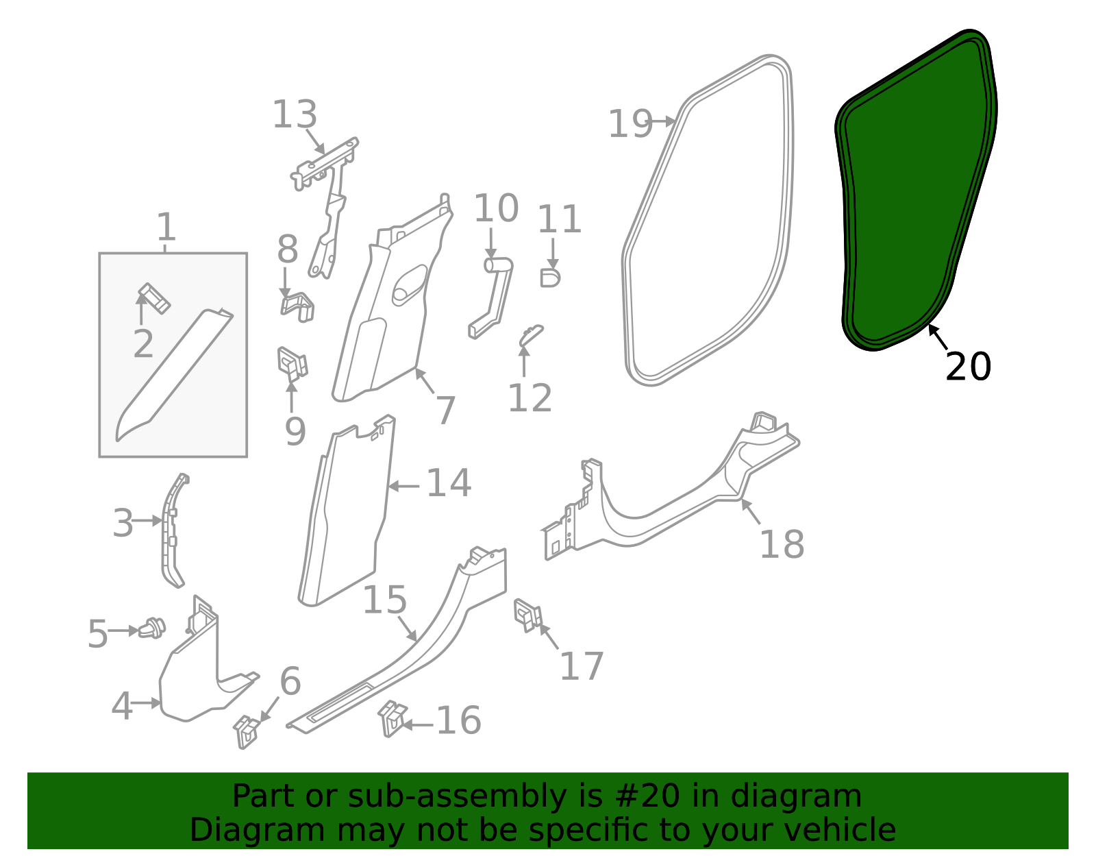 2020-2023 Land Rover Weather-Strip On Body LR131257 | Sacramento Land ...