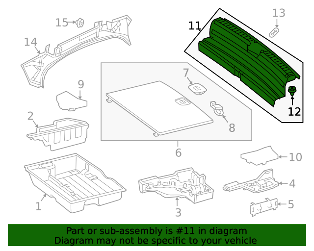 253-690-49-00 - Liftgate Trim Scuff Plate 2017-2023 Mercedes-Benz ...