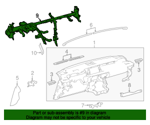 2014-2017 Lexus Reinforced Beam 55330-53320 | OEM Parts Online