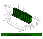 2016-2023 Jaguar Radiator Shutter Assembly T2H41245 | JaguarParts.com