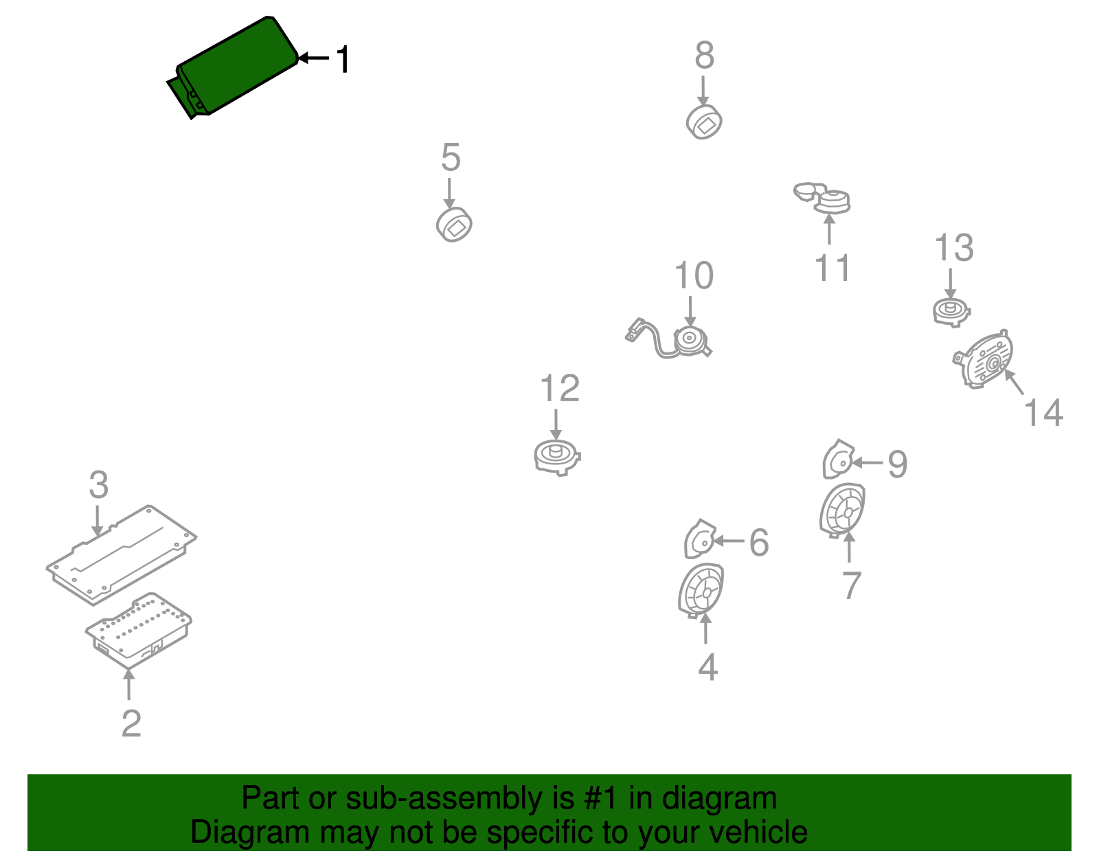 Genuine OEM Display Unit Part# LR156769 Fits 2018-2024 Land Rover: Up ...