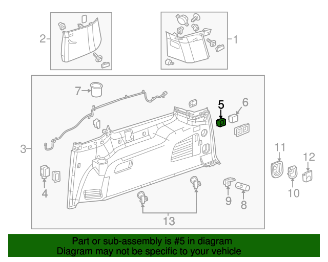 2015-2021 GM Switch 84442534 | GMPartsDirect.com