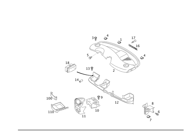 2025402373 - Holder 2008-2019 Smart | Mercedes-Benz USA Parts