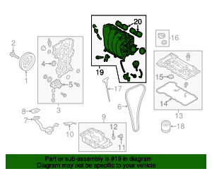 2014-2017 Hyundai Intake Manifold 28310-2E000 | OEM Parts Online