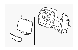 AC2Z-17682-AA - Mirror Assembly 2010-2014 Ford | AutoNation Parts