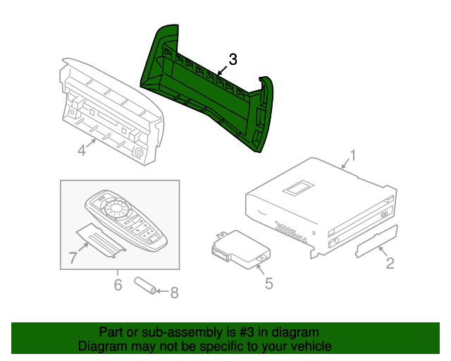 52-10-9-178-282 - Cover Panel 2010-2013 BMW | AutoNationParts.com