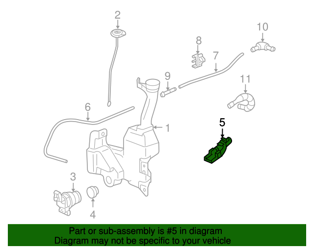 76810-TA5-A01 - Nozzle Assembly - 2008-2010 Honda Accord | Genuine ...