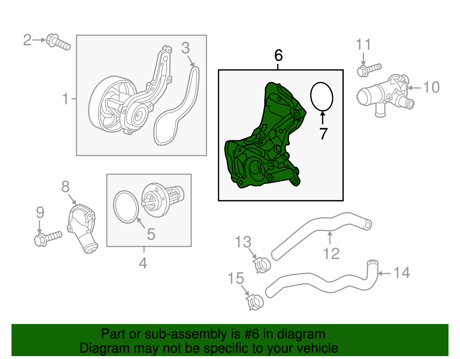19410-5R0-010 - Thermostat Housing 2015-2020 Honda Fit | Honda Parts Online