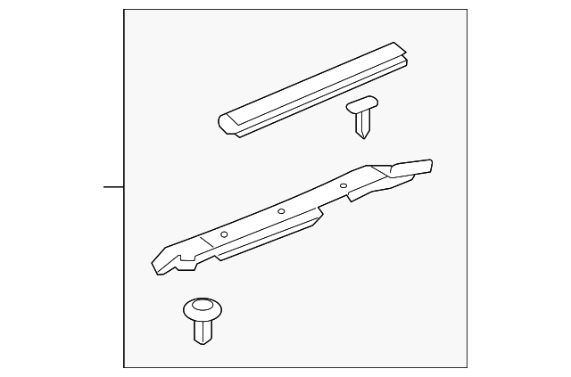 2011-2013 Toyota Highlander Hood Seal 53808-0E050 | Toyota Parts
