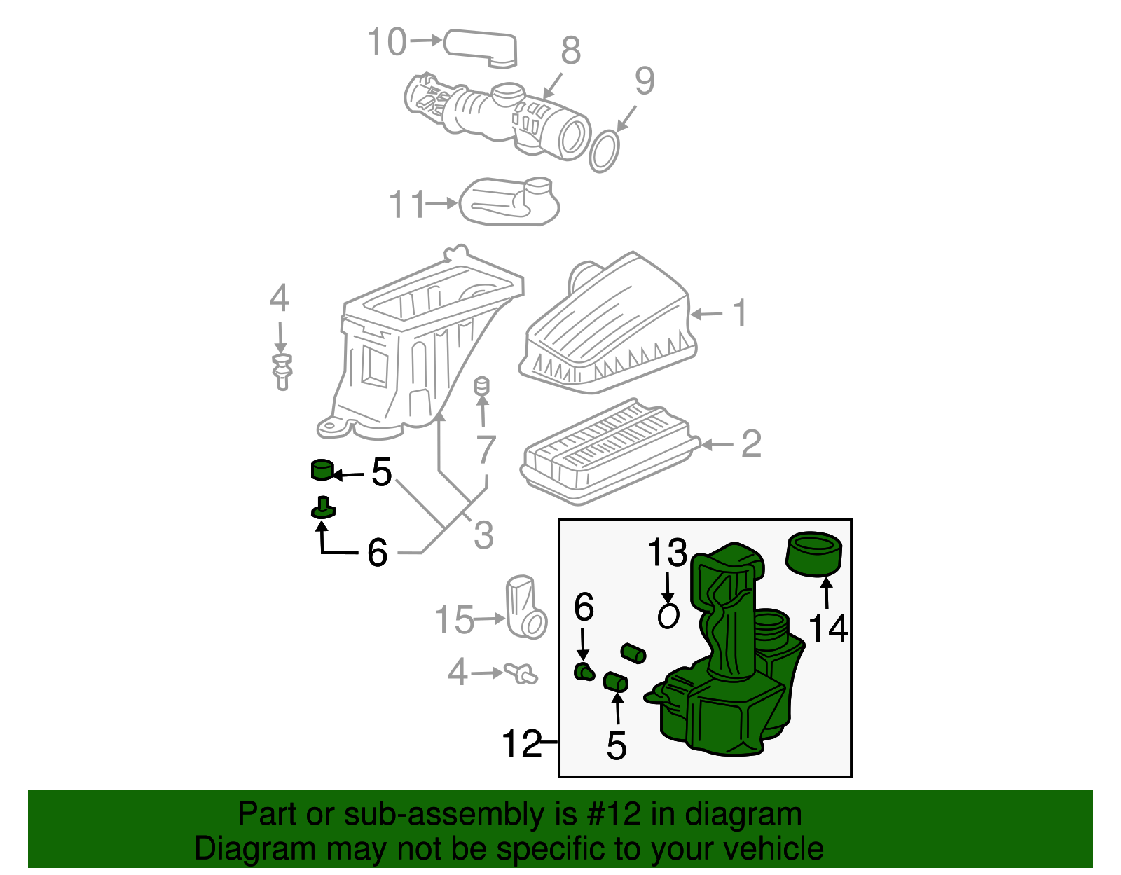 17230-PVJ-A10 - Resonator 2006-2008 Honda Pilot | Honda Parts Online
