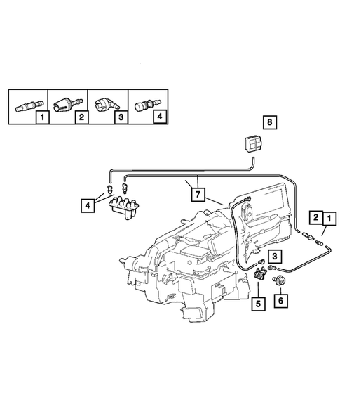 Air Conditioner and Heater Units for 2005 Chrysler Crossfire | Mopar ...