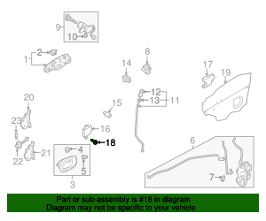 FD01-68-AC3 - Absorber Fastener - 1999-2020 Mazda | MazdaSwag