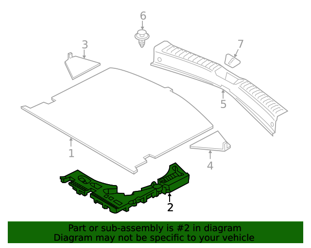 2017-2021 Mazda CX-5 Lower Support KB8A-68-8MXA | OEM Parts Online