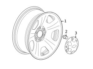 2019-2022 Chevrolet Wheel, Alloy 23376222 | GMPartsDirect.com