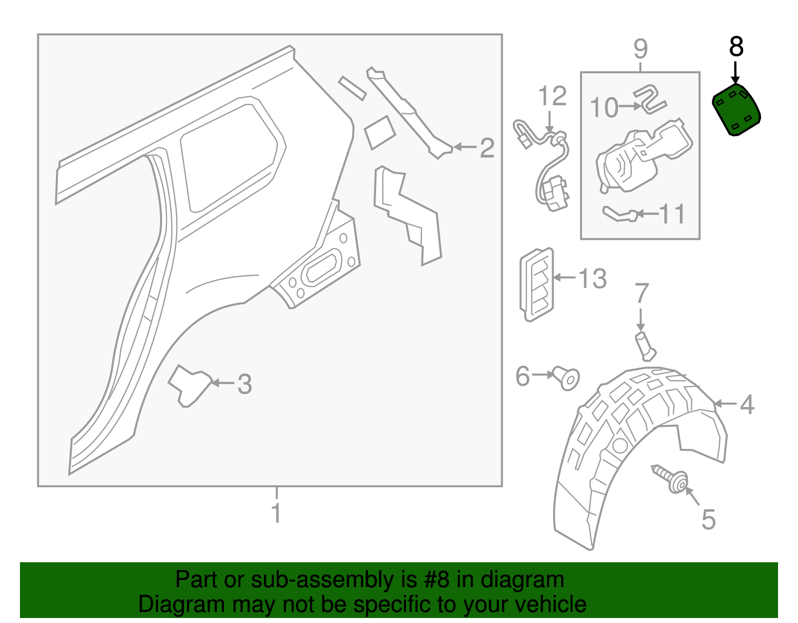 5GM-809-909-A - 2018-2019 Volkswagen - Fuel Door | Order Euro Parts