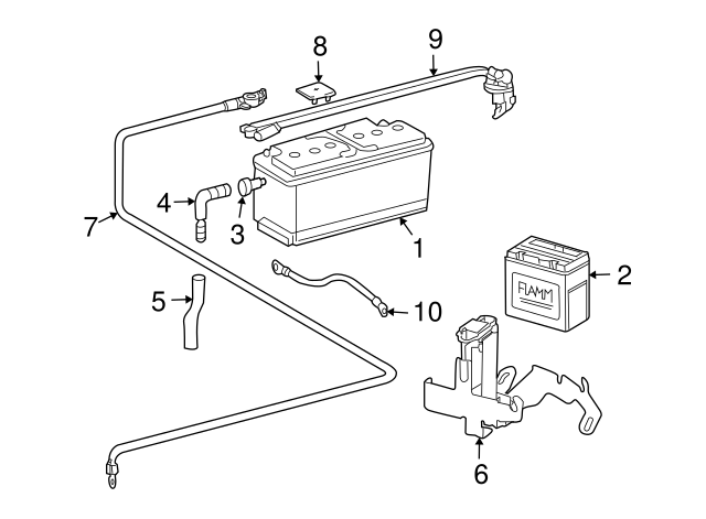 001-982-82-08 - Vehicle Battery 2001-2021 Mercedes-Benz | Mercedes-Benz ...