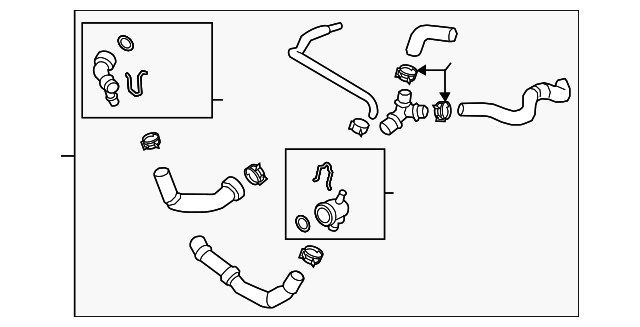 5Q0-122-101-FS - Upper Hose 2017-2020 Audi | Audi OEM Parts