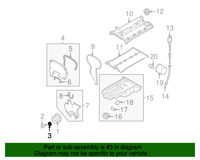 2004-2008 Chevrolet Multi-Purpose Washer 25190490 GM | GMPartsDirect.com