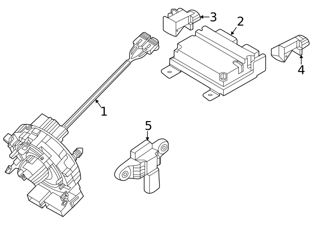 95910-K0100 - Air Bag Control Module 2020-2022 Kia Soul | Kia.Parts Store