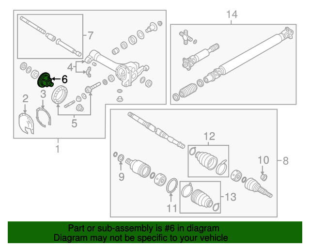 2005-2020 Nissan Differential Case 38421-EA000 | OEM Parts Online