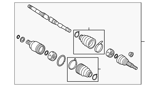 2005-2020 Nissan Axle Assembly 39100-EA000 | OEM Parts Online