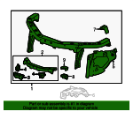 2010-2017 GM Front End Upper Tie Bar 22783388 GM | GMPartsDirect.com