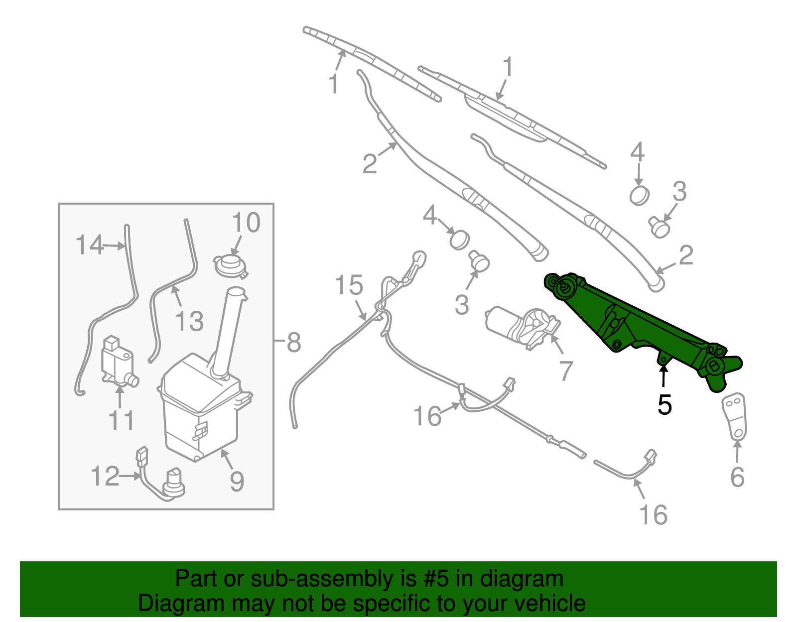 98120-4D000 - Link Assembly 2006-2014 Kia Sedona | Kia.Parts Store