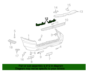 2003-2009 Lexus GX470 Reinforcement 52171-60050 | OEM Parts Online