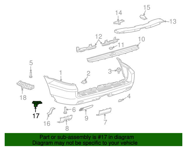 2003-2009 Lexus GX470 Retainer 52562-60030 | OEM Parts Online