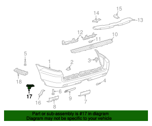 52562-60030 - Retainer - 2003-2009 Lexus GX470 | MyLexusParts