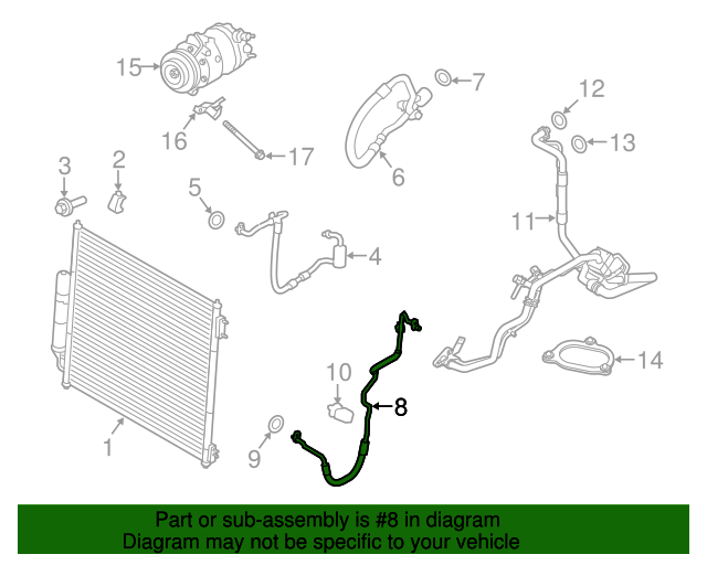 2013-2020 Land Rover Liquid Line LR068878 | OEM Parts Online