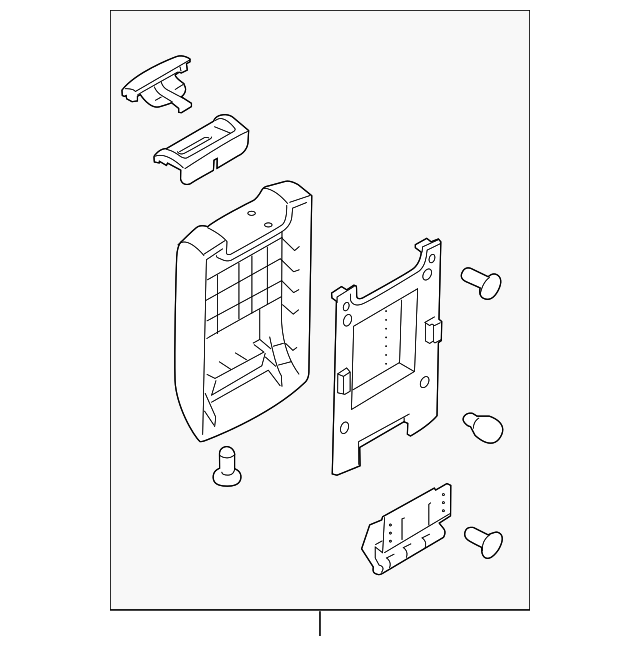 2009-2012 Ford Flex Armrest Assembly 9A8Z-7406024-CA | TascaParts.com