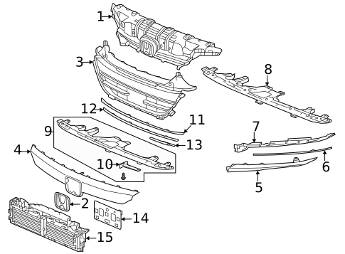 Honda accord spares store