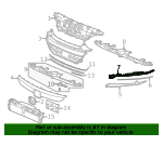 2021-2022 Honda Accord Mount Base 71166-TVA-F00 | OEM Parts Online