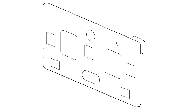 2021-2022 Honda Accord License Frame 71145-TVA-F00 | OEM Parts Online