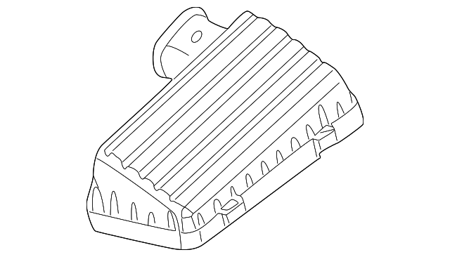 17211-P8C-A00 - Cover, Air Cleaner - 1998-2002 Honda Accord | Genuine ...