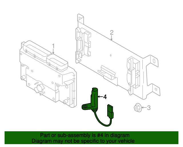 2014-2021 Audi R8 Vehicle Speed Sensor 0BZ-927-321-A | Audi USA Parts