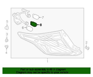 2016-2023 Chevrolet Stop Bulb 13584304 GM | GMPartsDirect.com