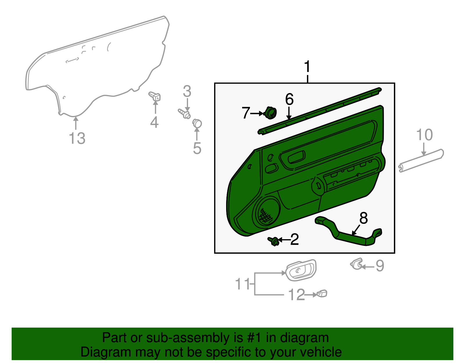 67620-17582-C0 - 2004-2005 Toyota MR2 Spyder - Door Trim Panel | Sparks ...