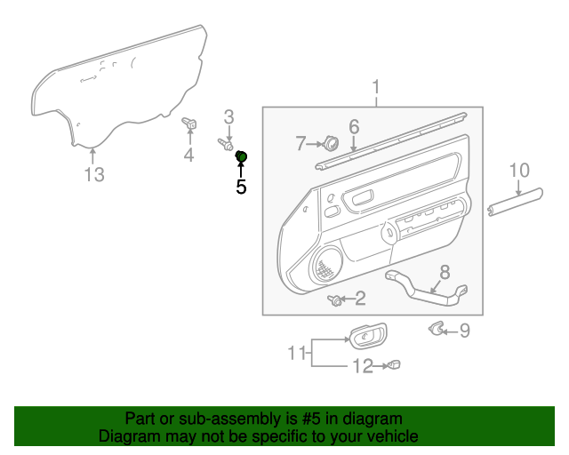1994-2005 Toyota Hole Plug 90950-01800-C0 | Toyota Parts Center